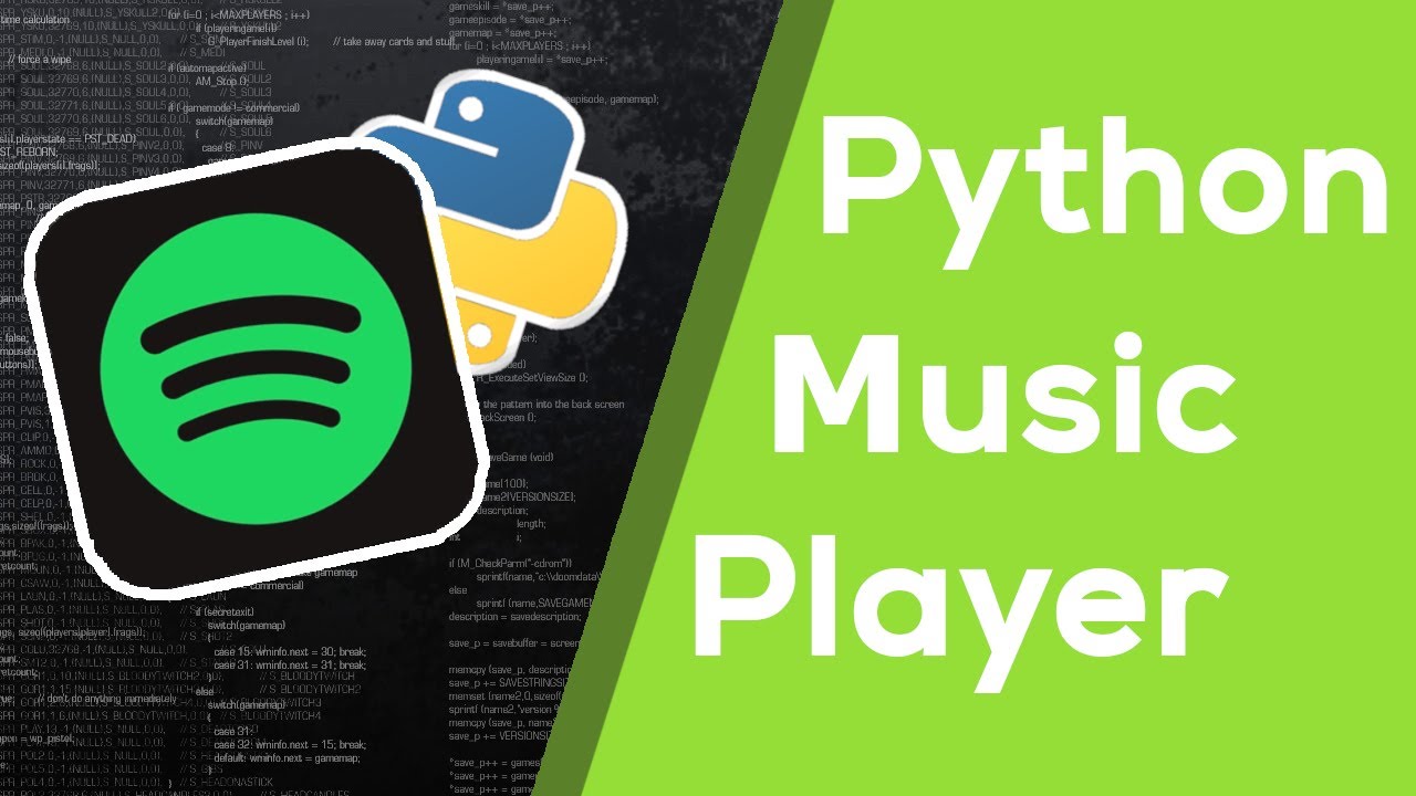 Python Music Player Project | Make A Python Tkinter Music Player!