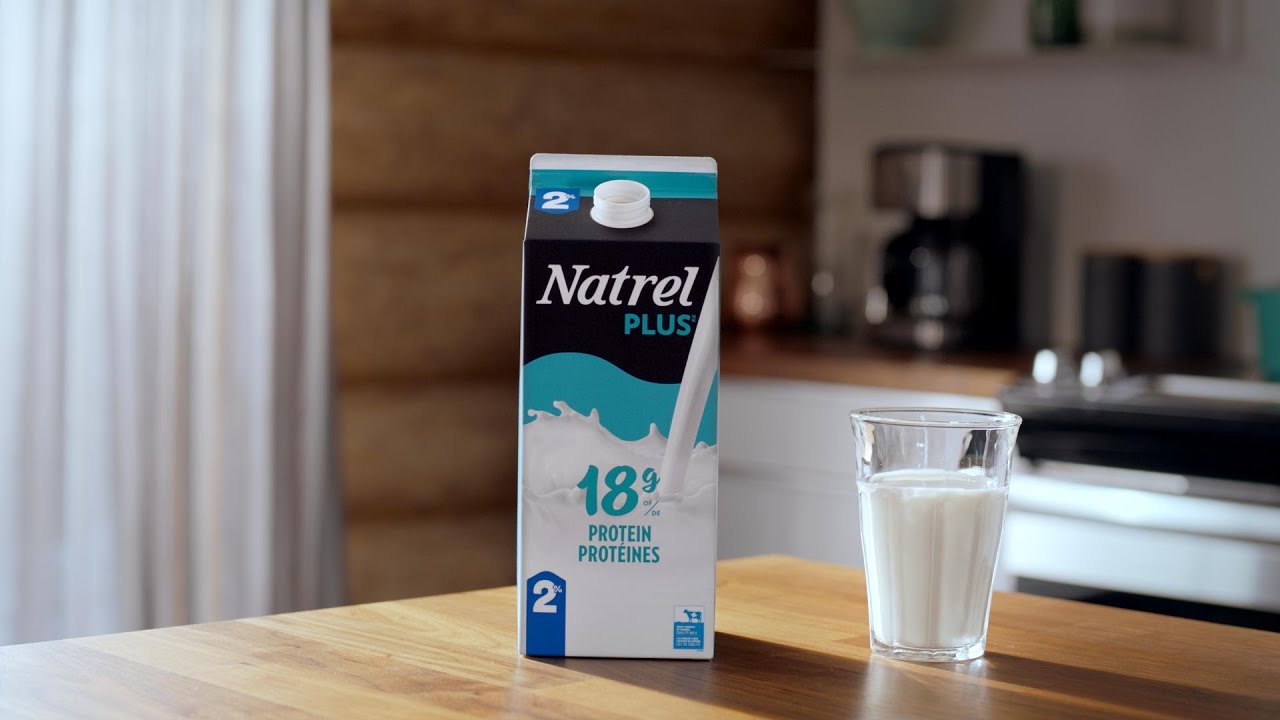 New Natrel Plus, 18g of protein to start your day off right | Natrel