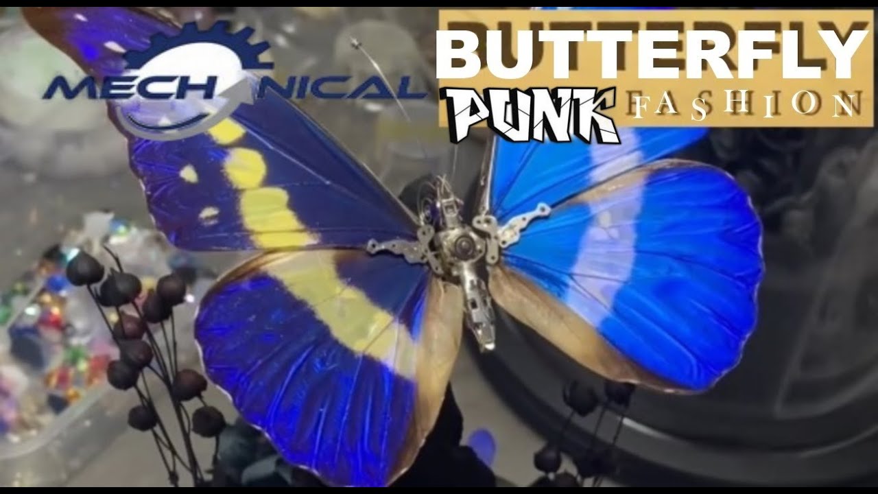 Movable Mechanical steampunk Butterfly custom