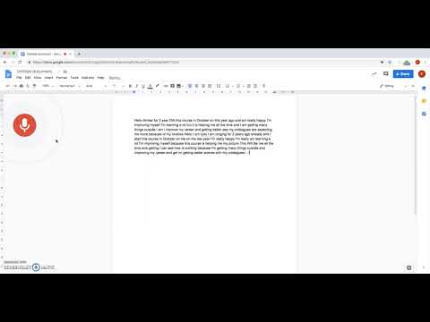 Correcting English pronunciation using Google Docs' voice typing tool.
