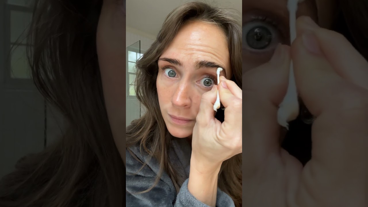 how I dye my eyebrows with just for men beard dye — I use light-medium brown color m-30.