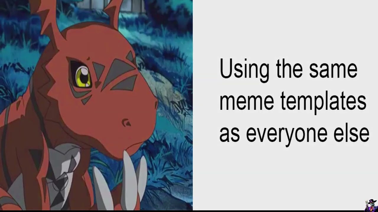 Aww he's so sweet. WAIT GUILMON, NO! | Digimon Memes