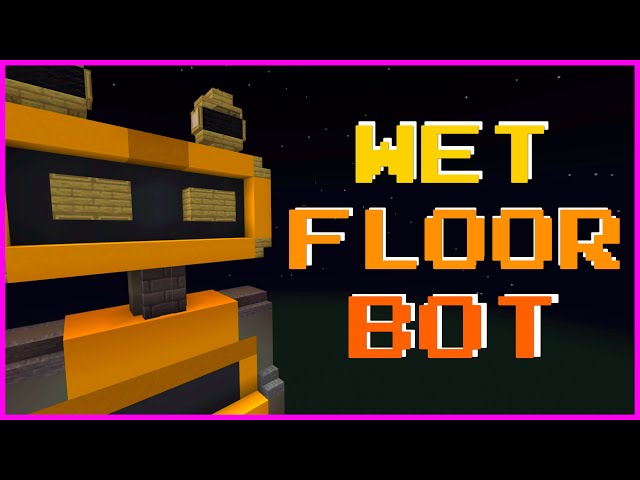 FNAF Security Breach Wet Floor Bot Minecraft Map