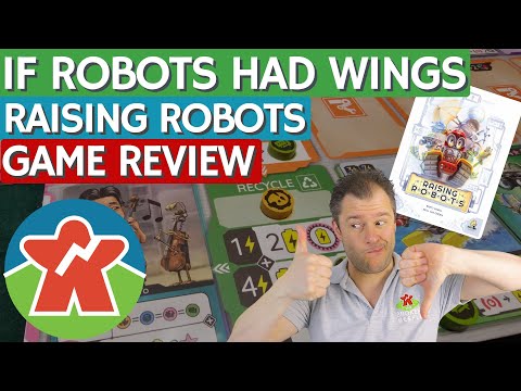 Raising Robots Review - Board Game Review - If Robots Had Wings