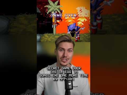 SECRET GAME OVER EASTER EGG IN SONIC.EXE ONE MORE TIME #shorts #sonicexe #exe #sonic #easteregg