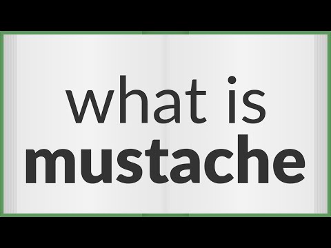 Mustache | meaning of Mustache