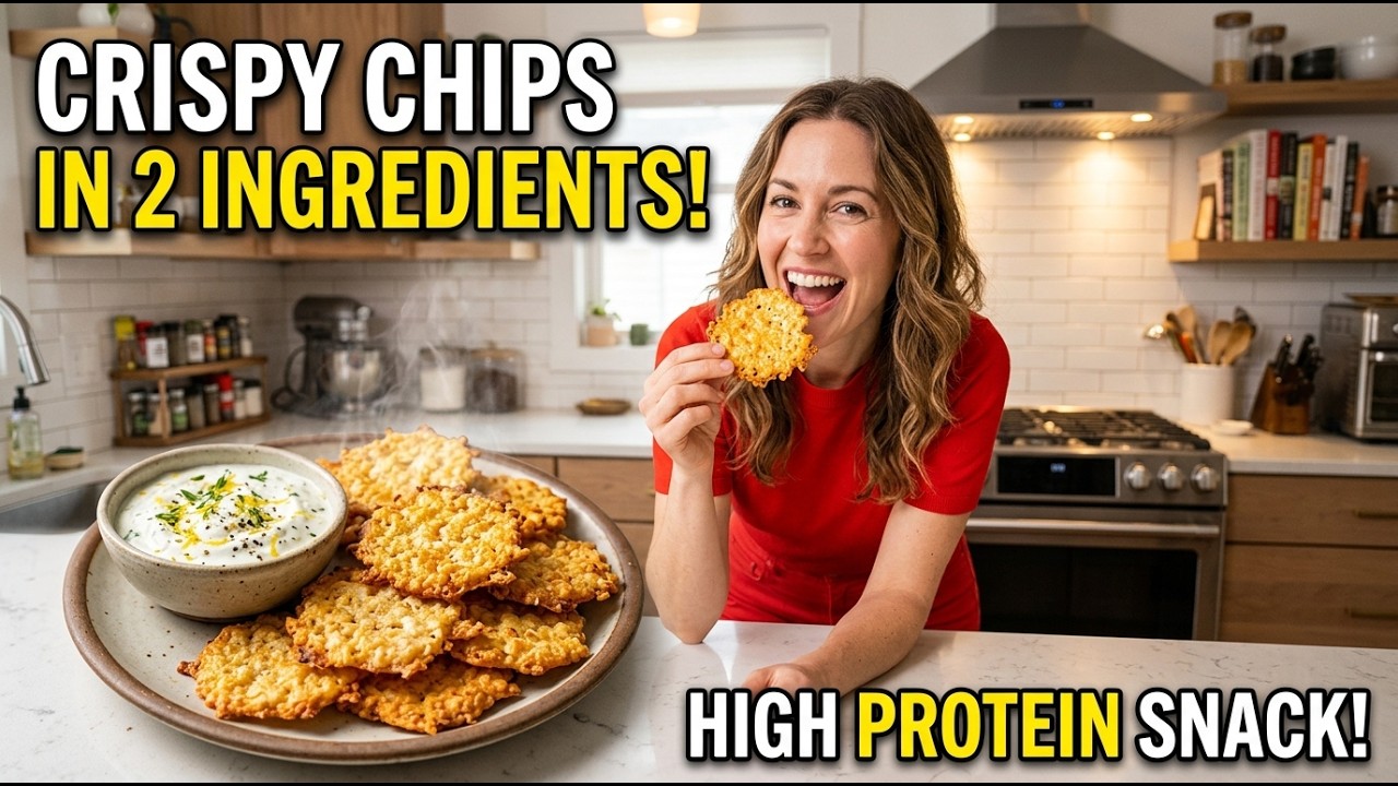 Crispy 2-Ingredient Cottage Cheese Chips –| Easy High Protein snack  - Lindsay Keosayian