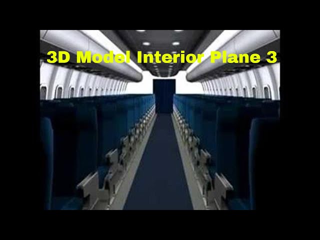 Interior plane 3 3D Model - FlatPyramid