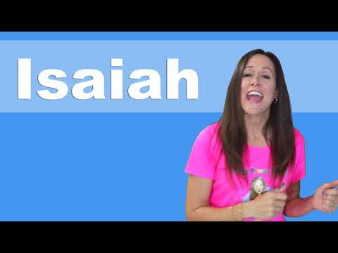 Learn to Spell Isaiah Toddler Song | Learn to Talk with Patty Shukla