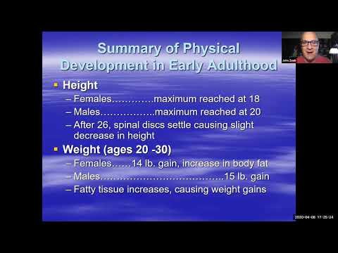 Physical Development in Early Adulthood