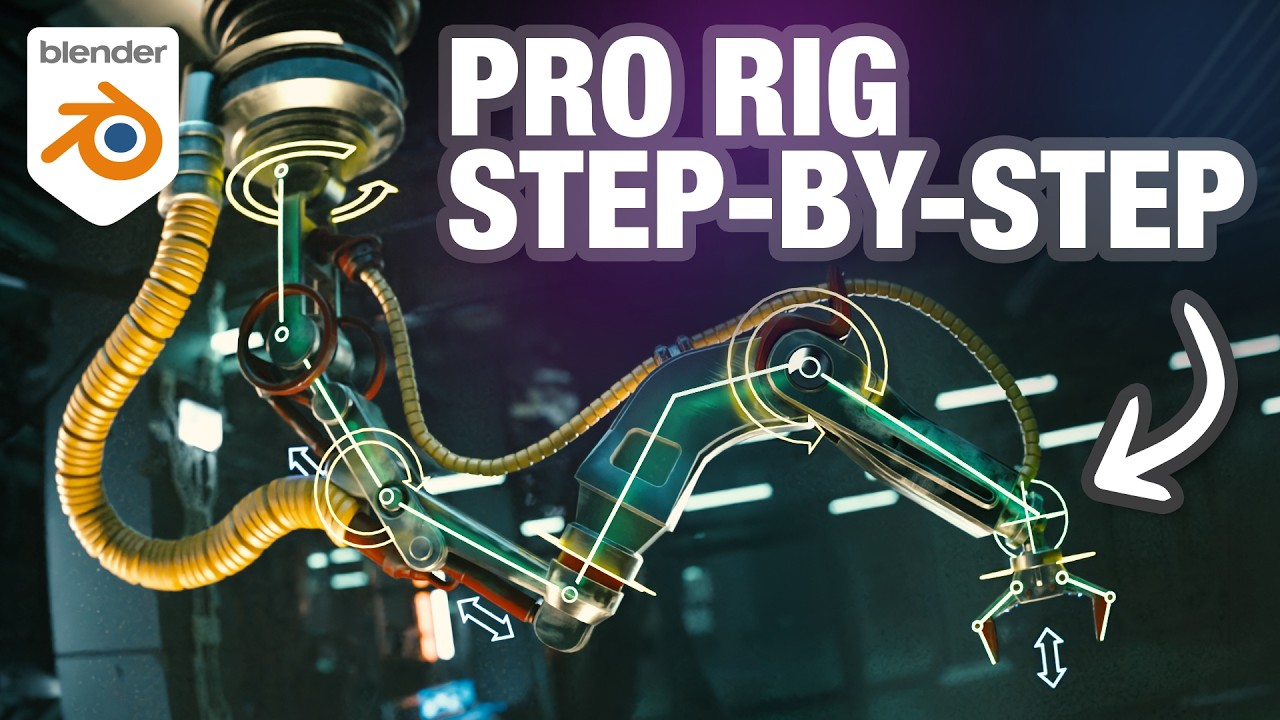 Your Guide to Mechanical Rigging in Blender (Robot Arm Tutorial)