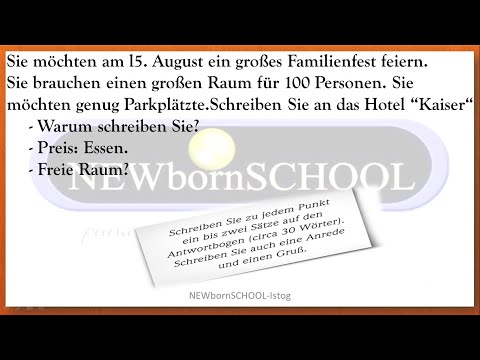 Start Deutsch 1 Schreiben Teil 2, Offizielle und Inoffizielle Briefe (1-8) mit Lösung 01