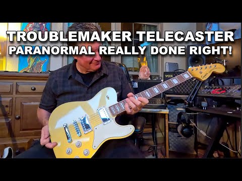Squier Limited-edition Paranormal Troublemaker Telecaster Deluxe ...