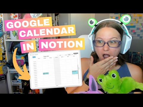 the easiest way to connect your Google Calendar to your Notion (for free)
