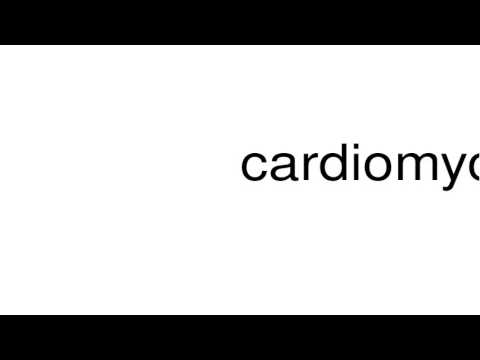 How to pronounce cardiomyopathy