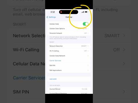 Cellular data not working on iPhone? Try this! #iphone #iphonetricks #tips