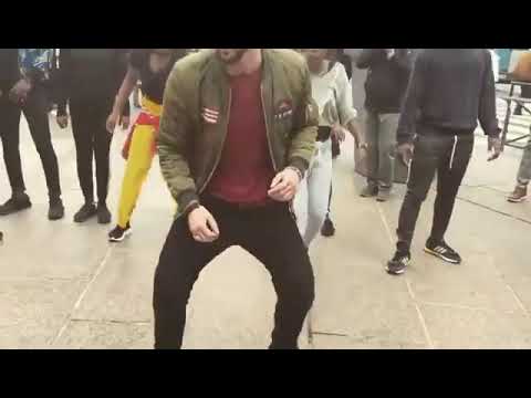 White Man Masters The African Dance #Fire π₯π₯π₯π₯
