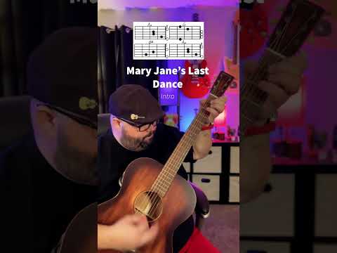 Mary Jane’s Last Dance by Tom Petty Guitar Tutorial Lesson! #guitar #youtubeshorts #music #shorts