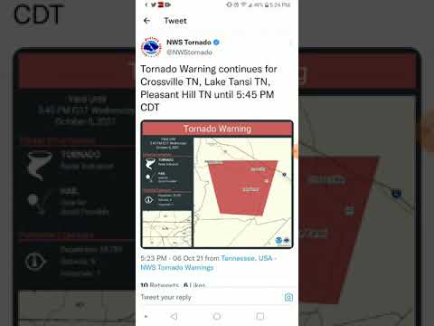 Crossville, Tennessee Tornado 10-6-21