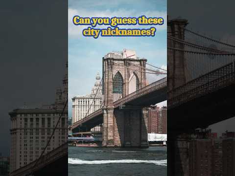 Explore these US city nicknames and plan where to travel for your next vacation. (Part 1)
