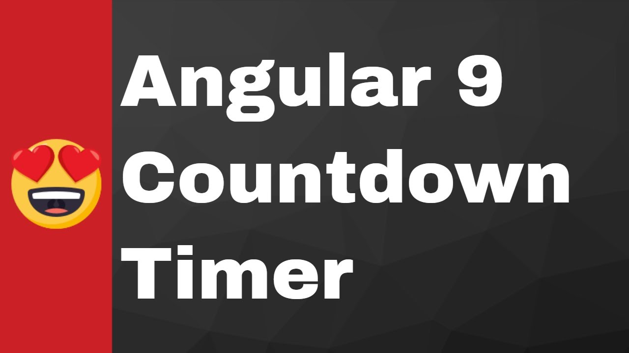 Build Angular 9 Countdown Timer Using ngx-countdown Library