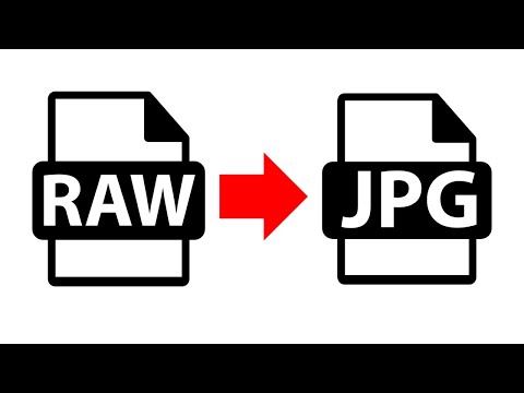 (EASY) How To Convert RAW File To JPEG