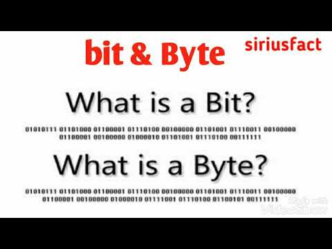 What is bit and Byte? Difference between bit and Byte? Who is greater?..#THEENGINEERINGBUDDY