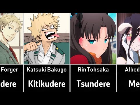 All Types of "Dere" in Anime