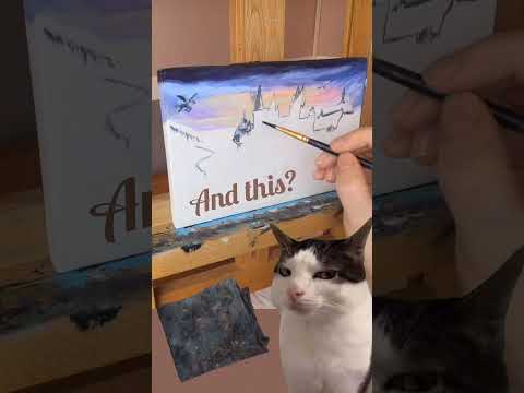 What is this? #cats #joke #short #funny #painting #paint #funny #cat #whatisthis #meme #viral #art