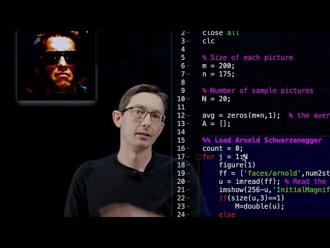 SVD: Eigen Action Heros [Matlab]
