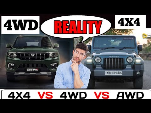 what is 4X4 and 4WD? What is the difference between 4X4, AWD, 4WD.