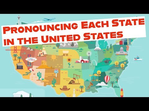 How to Pronounce Each State in the United States