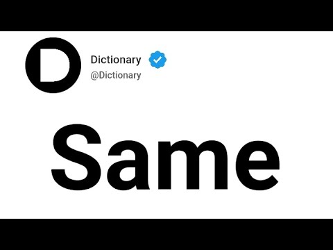 Same Meaning In English