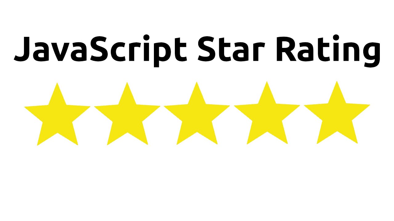 JavaScript star rating - explained