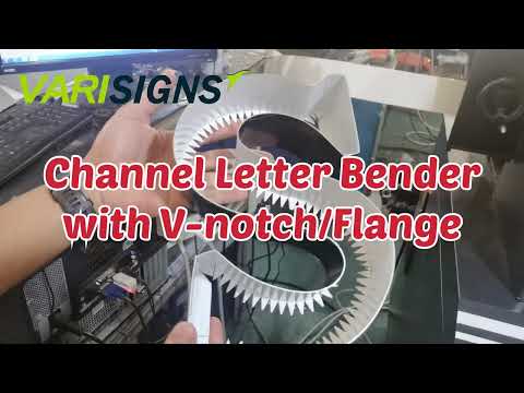 Best channel letter bender machine for trimcap and reverse channel letters will be shipped to TN USA