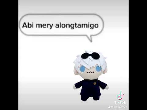 REPOST FROM MY TIKTOK!! | silly gojo plush | #gojousatoru #plush #jjk #jujutsukaisen