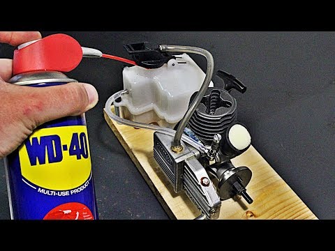 This Tiny Engine Can (Almost) Run on WD-40