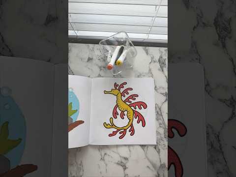 Seahorse ๐ #shorts #shortvideo #asmr #colors #asmrsounds #art #reels #fyp #youtubeshorts