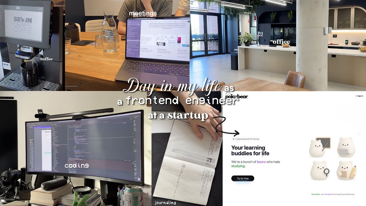 a day in my life working as a frontend developer at a startup