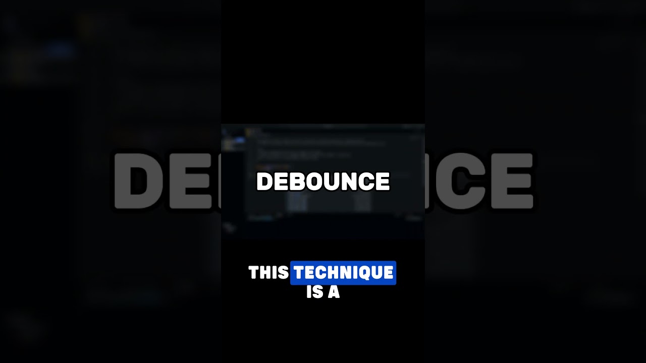 JavaScript Debounce Tutorial - Part 1  #education #coding #webdevelopment #programming #interview