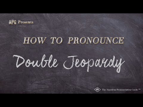 How to Pronounce Double Jeopardy (Real Life Examples!)