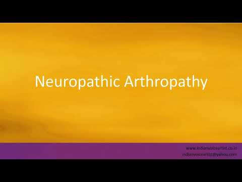 Pronunciation of the word(s) "Neuropathic Arthropathy".