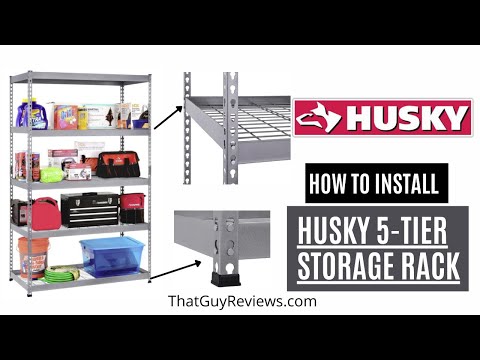 How to Install the Husky 5-Tier Rack 👍 💥