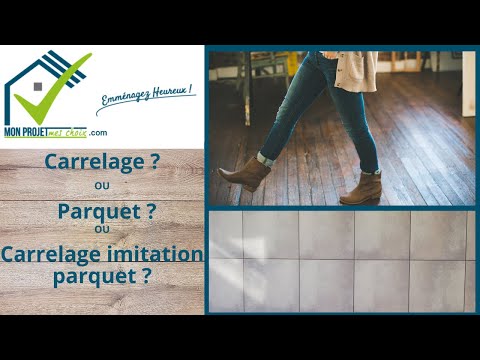 Carrelage, Parquet ou Carrelage imitation parquet 🤨🤔?