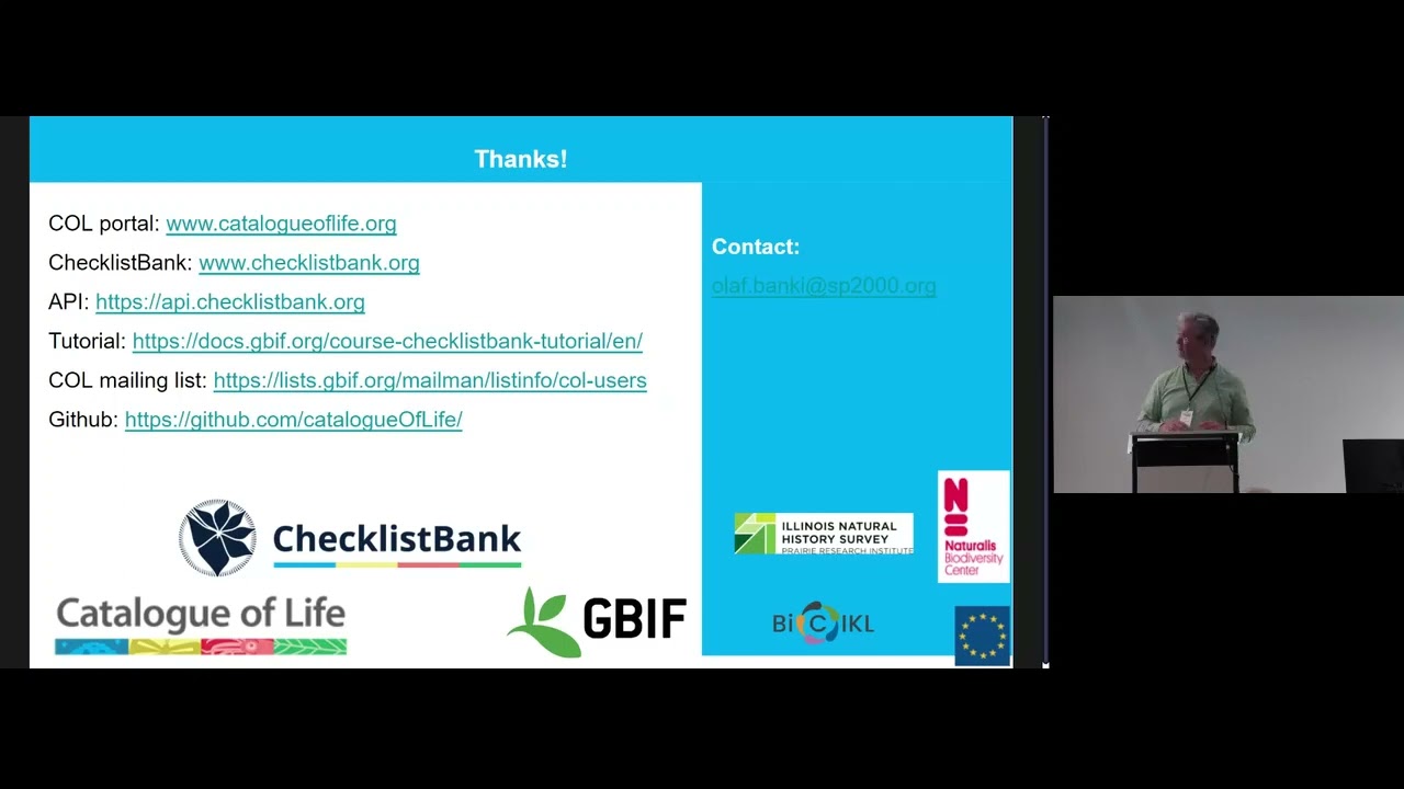 DEMO01.2 Demonstration of Taxonomic Name Data Services through ChecklistBank