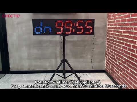 HUGE CrossFit Timer Interval Timer GymTimer Timer with Floor Stand