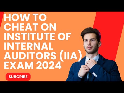 How to Pass Institute of Internal Auditors (IIA) Exam First Try 2024.