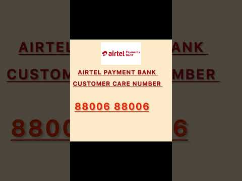 Airtel payment bank customer care /helpline number #shorts