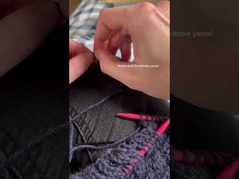 Spit splicing for rescue 🙈 #knitting #yarn
