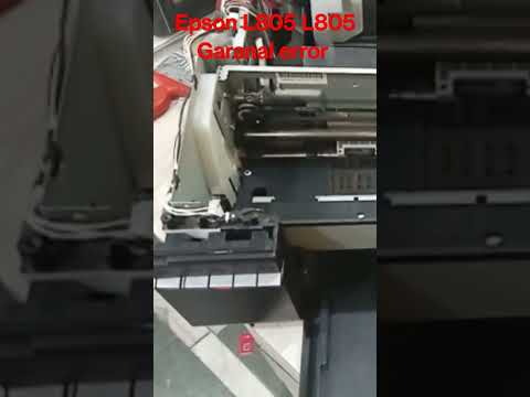 Epson L805 L805 Garanal error ink pad Reset software #service #reset #epson